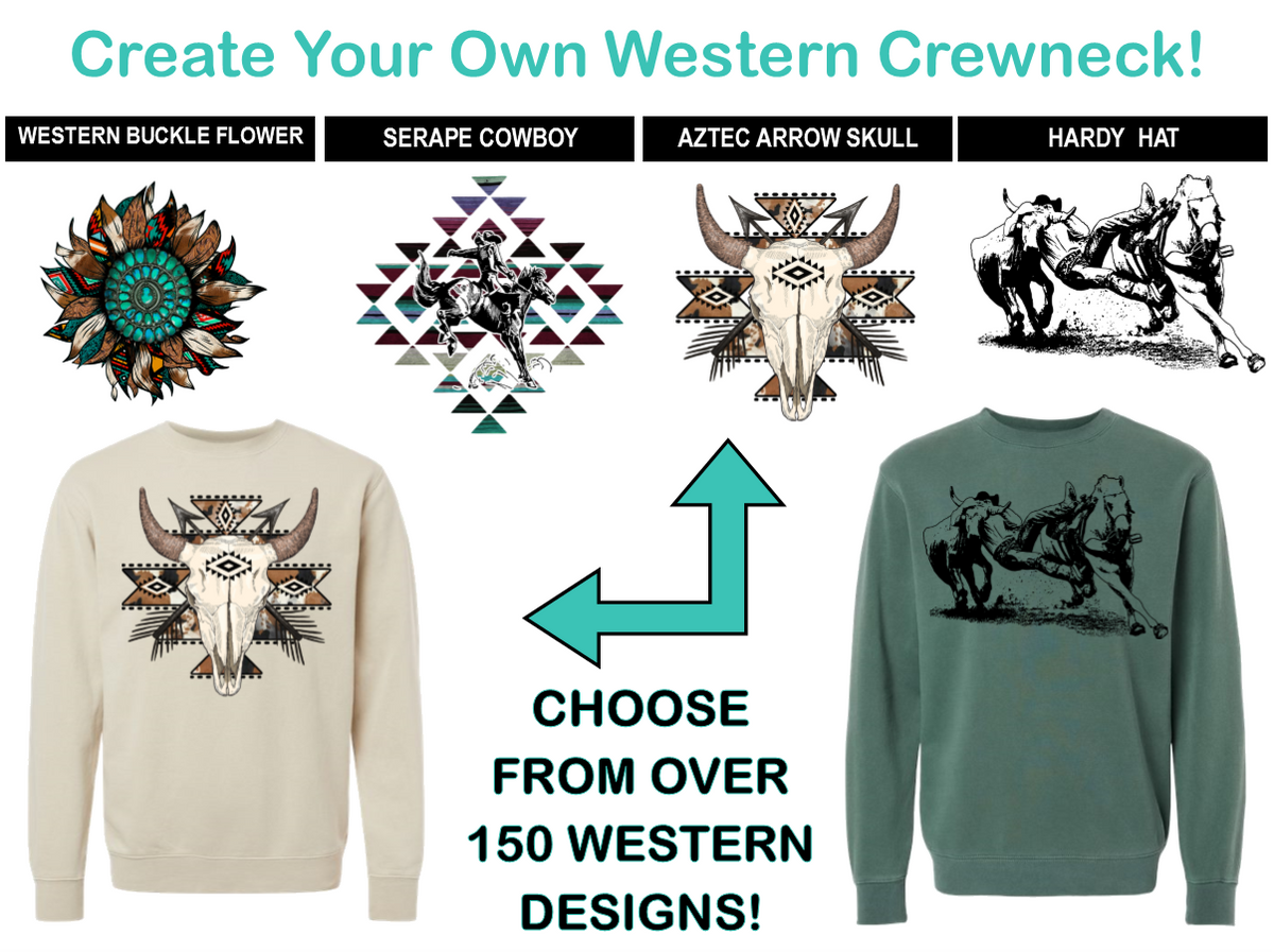 Create-Your-Own Western Apparel – Sparkle City Apparel Design